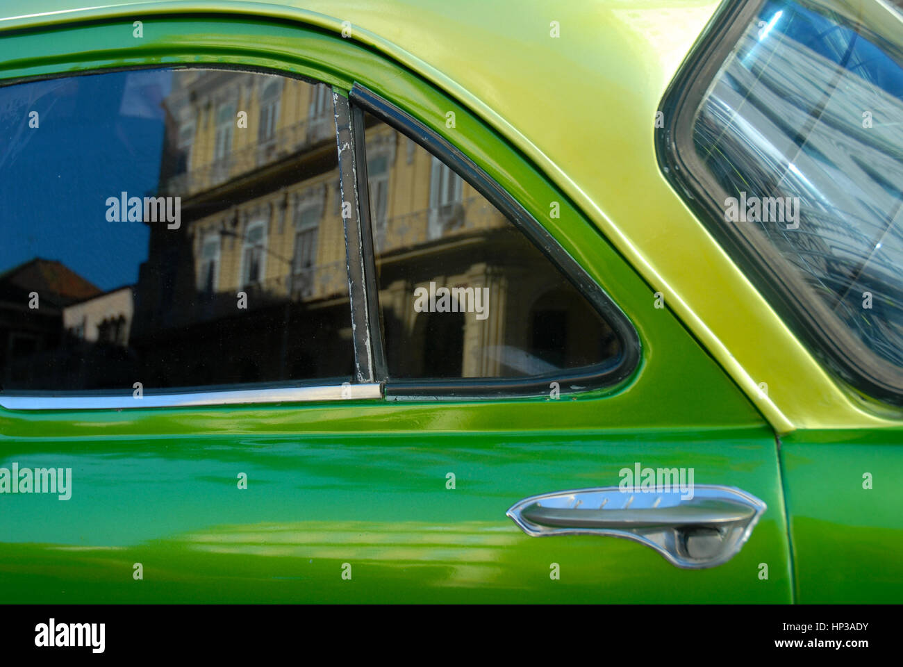 Abstract reflection building on car hi-res stock photography and images ...