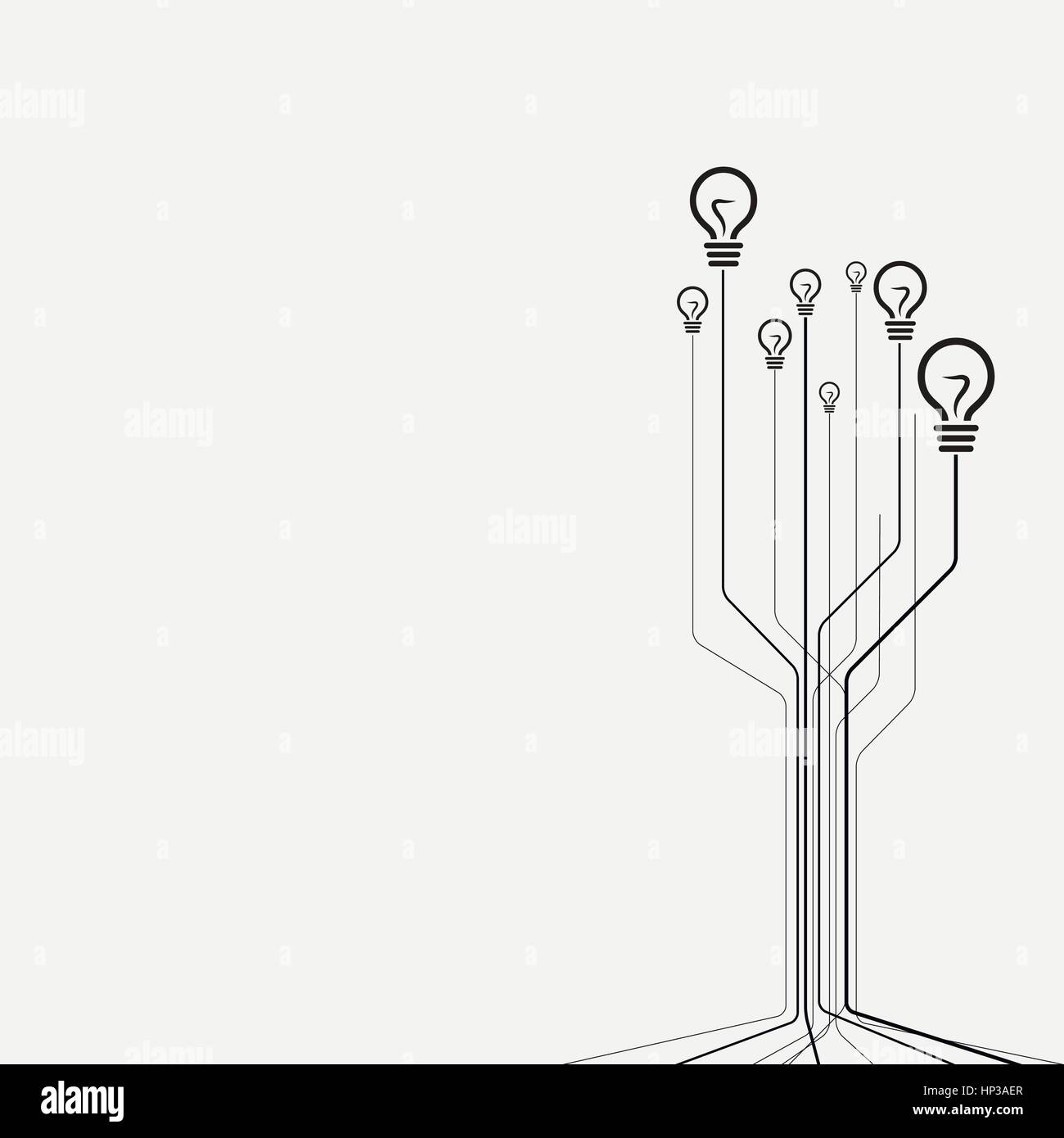 Light bulbs background Stock Vector Image & Art - Alamy