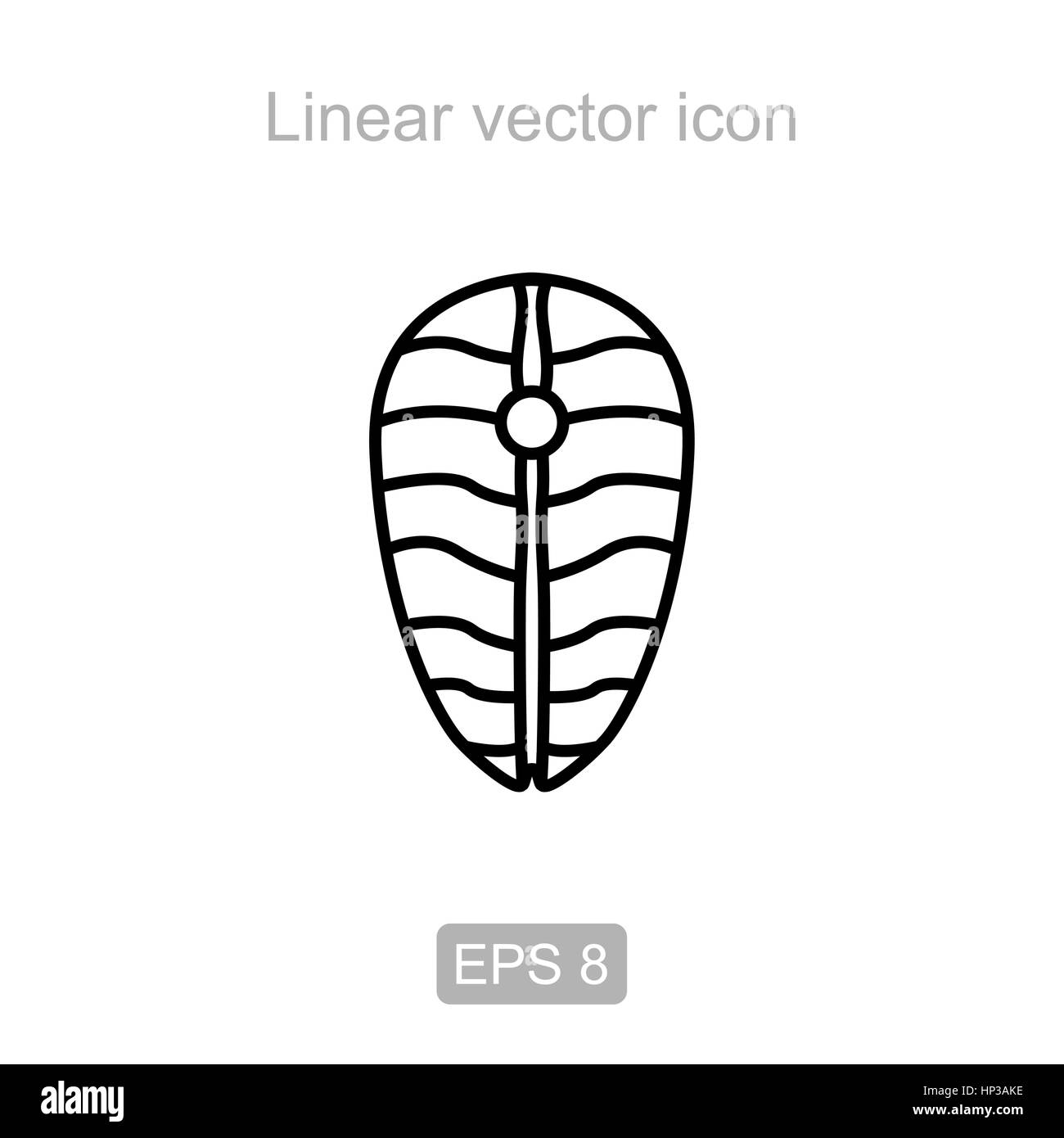 Meat fish color line Cut Out Stock Images & Pictures - Alamy