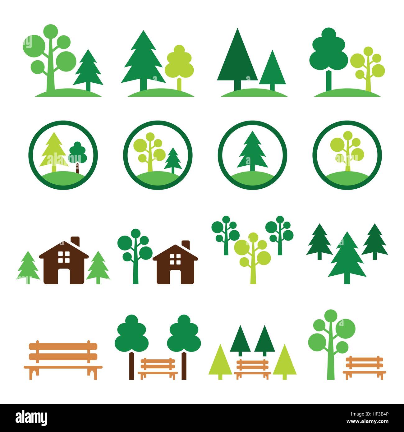 Forest Icon Vector