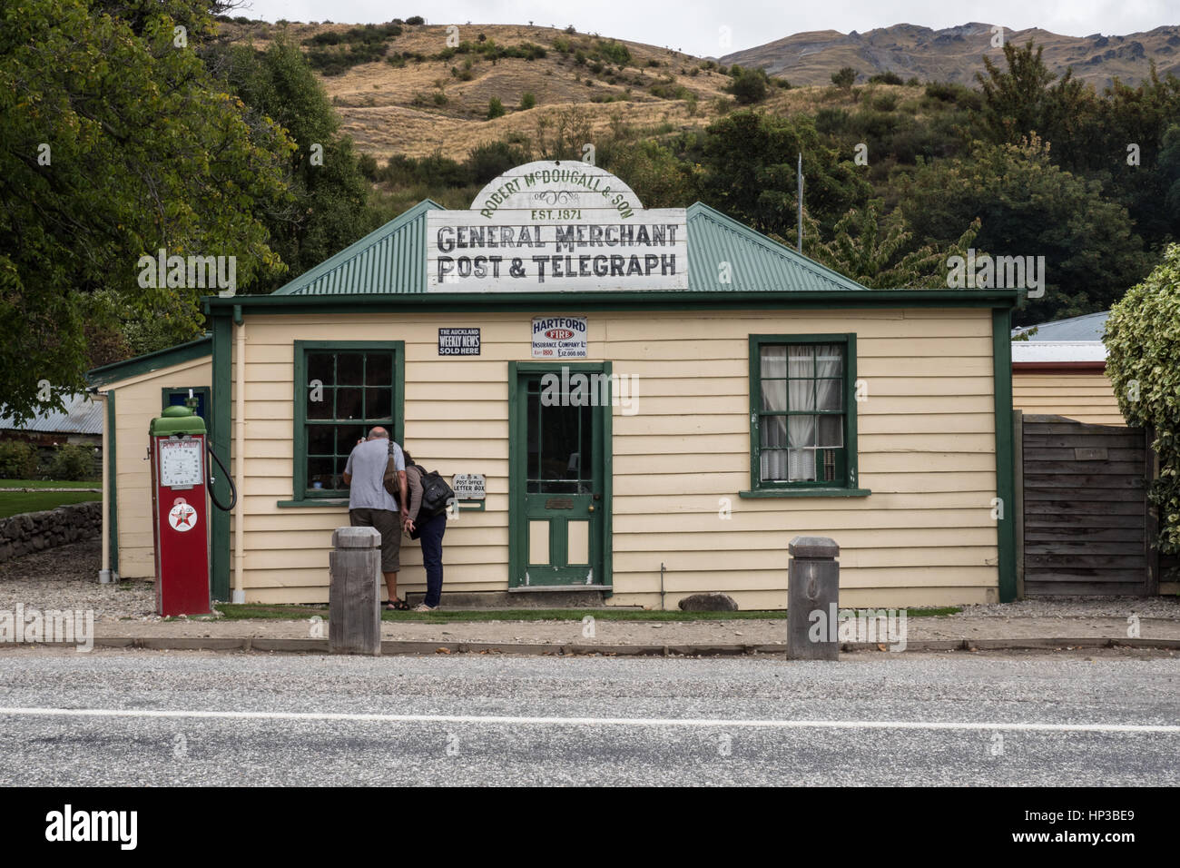 The old telegraph office and general merchants building, Cardrona ...