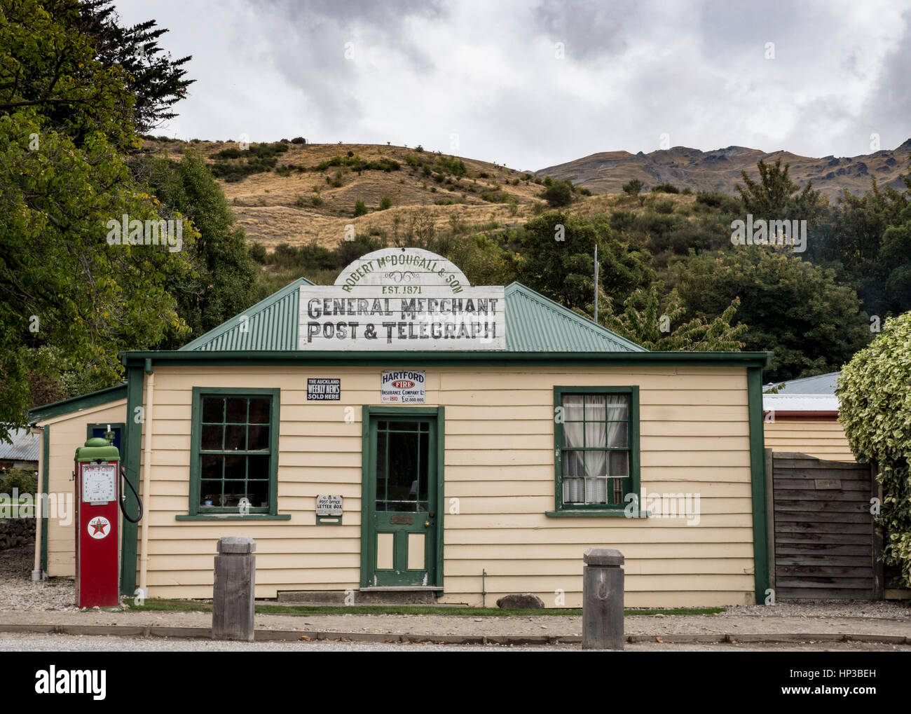 The old telegraph office and general merchants building, Cardrona ...