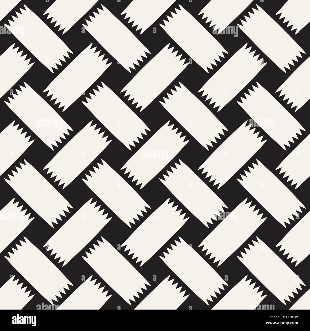 Trendy monochrome twill weave. Abstract Geometric Background Design ...