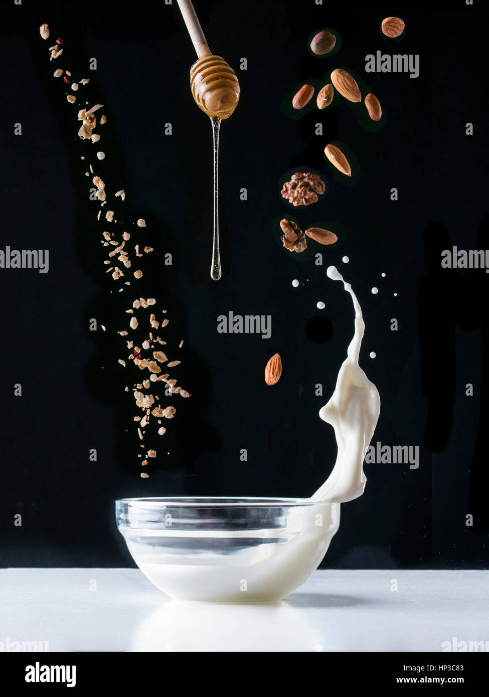 Flying nuts hi-res stock photography and images - Alamy