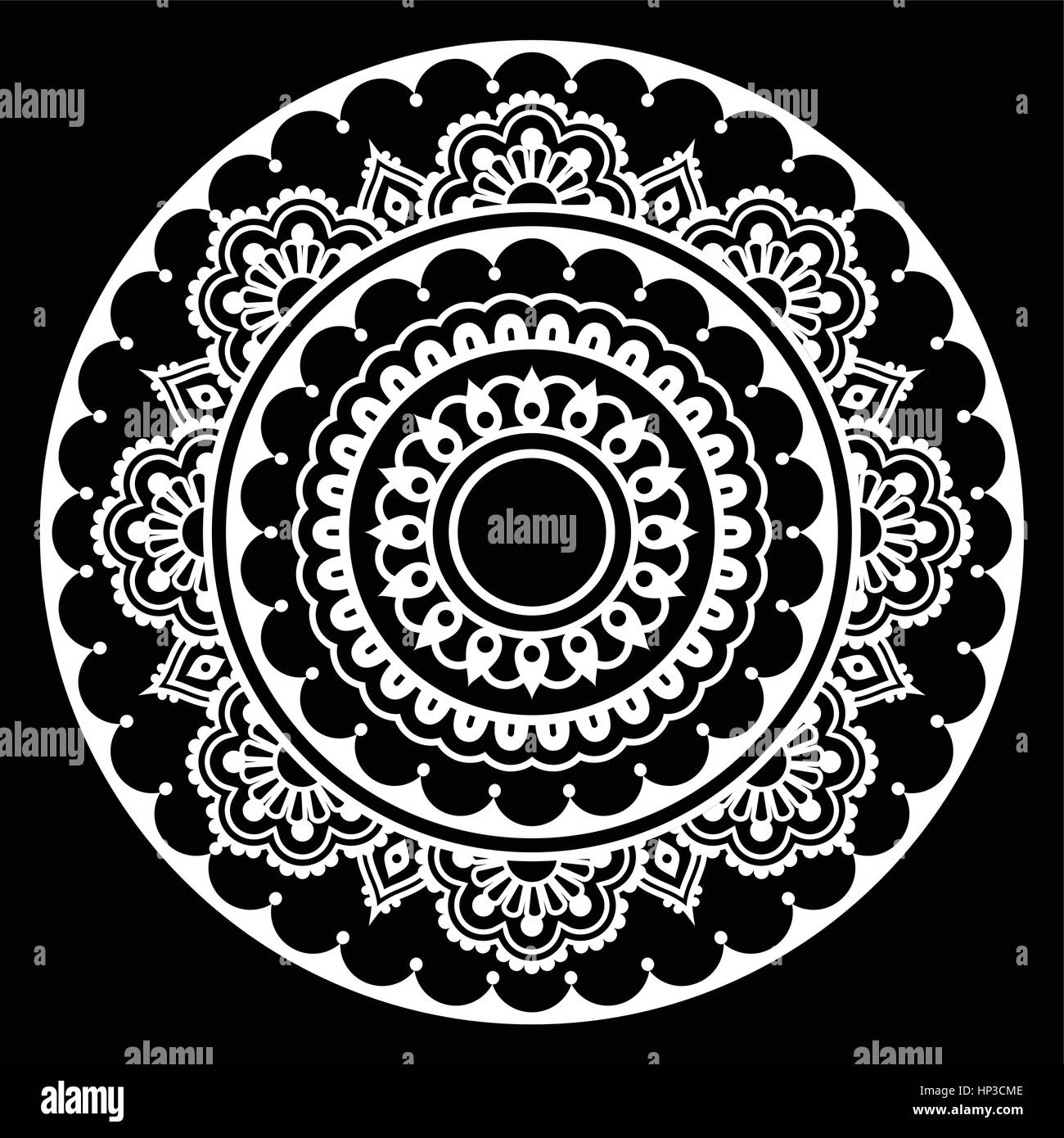 Black and white indian embroidery hi-res stock photography and images ...