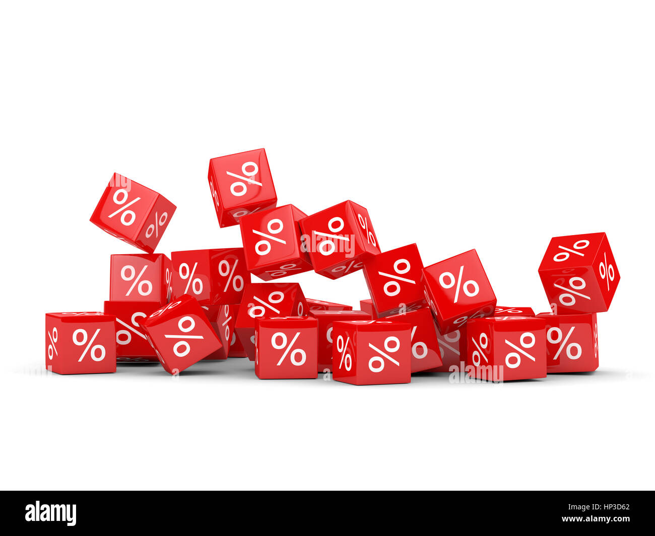 3d percentage symbol over Cut Out Stock Images & Pictures - Alamy