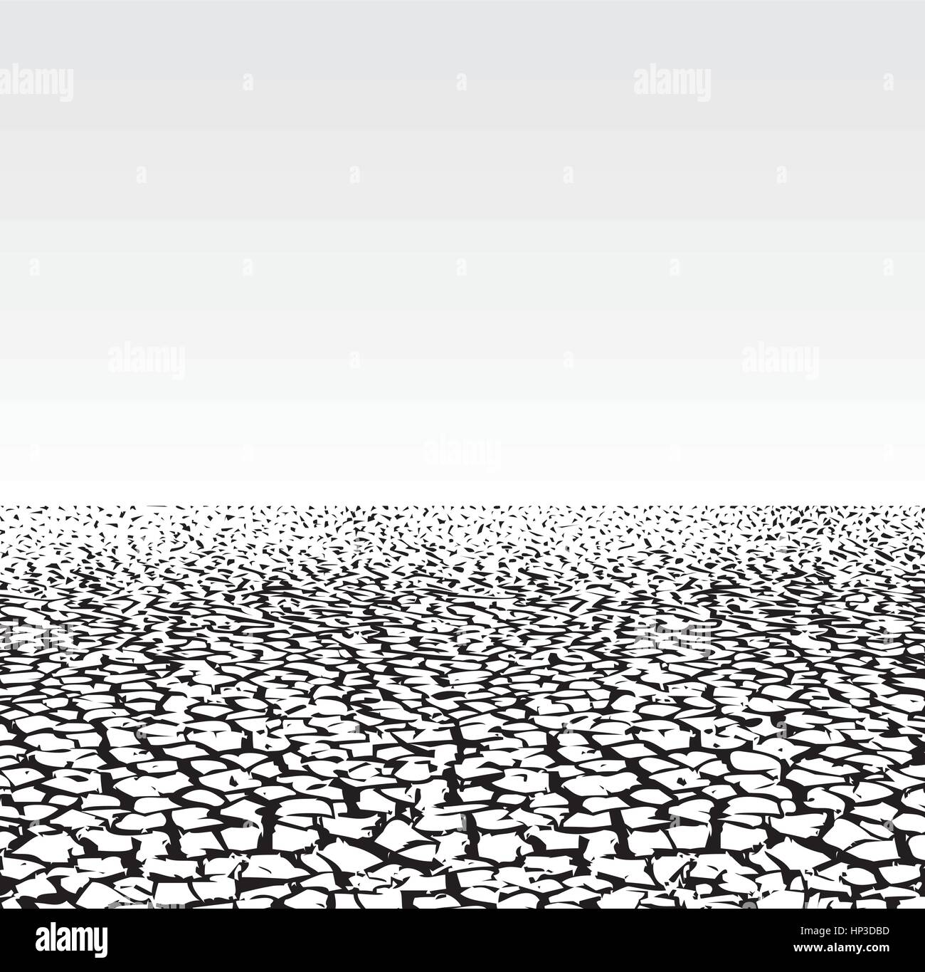 Environment devastation background, cracked extremely dried ground ...