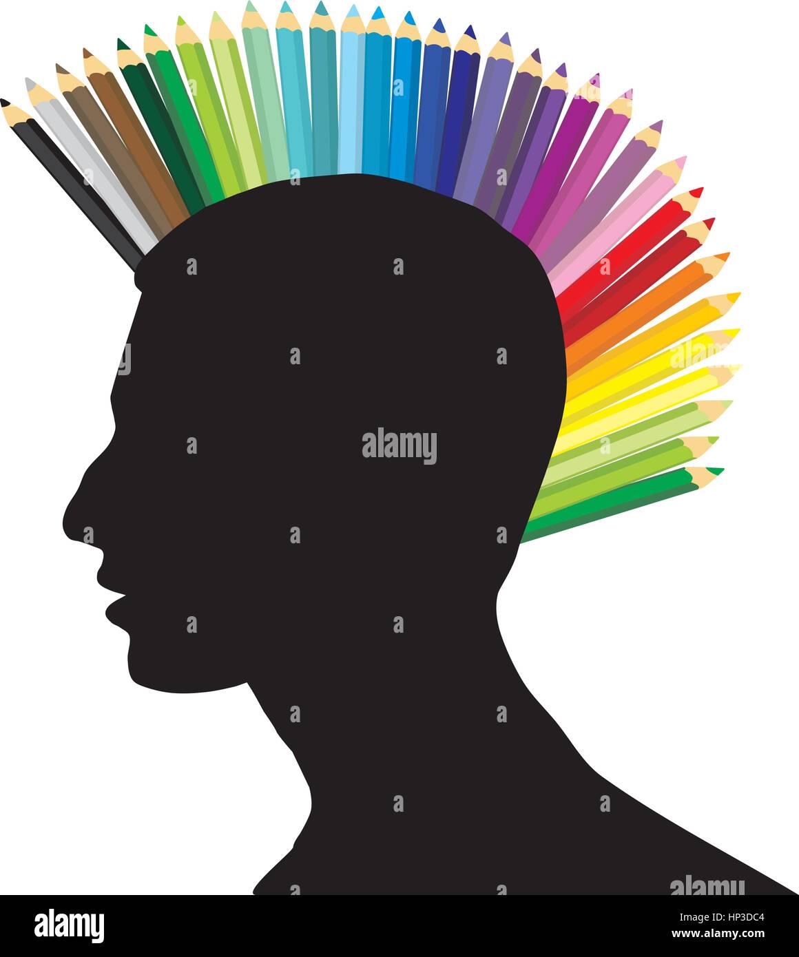 Punk vector vectors hi-res stock photography and images - Alamy