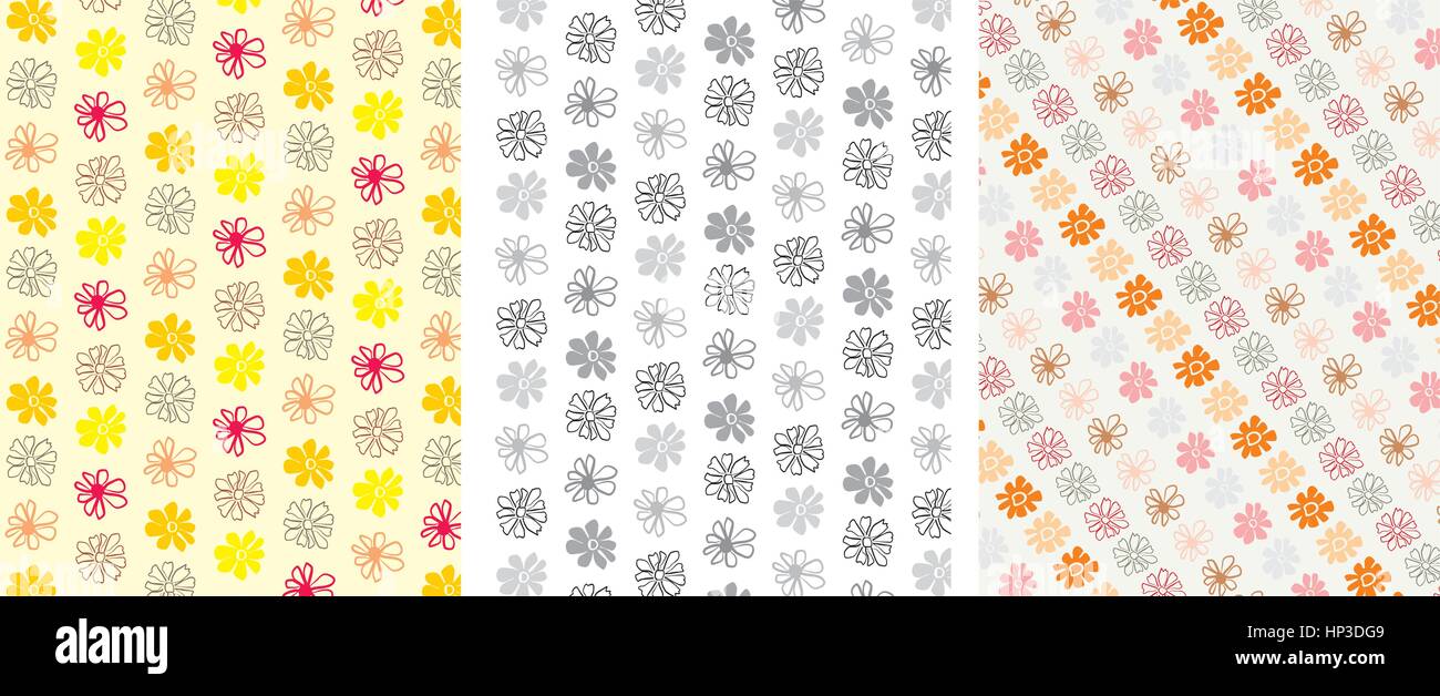 Floral seamless pattern background Stock Vector Image & Art - Alamy