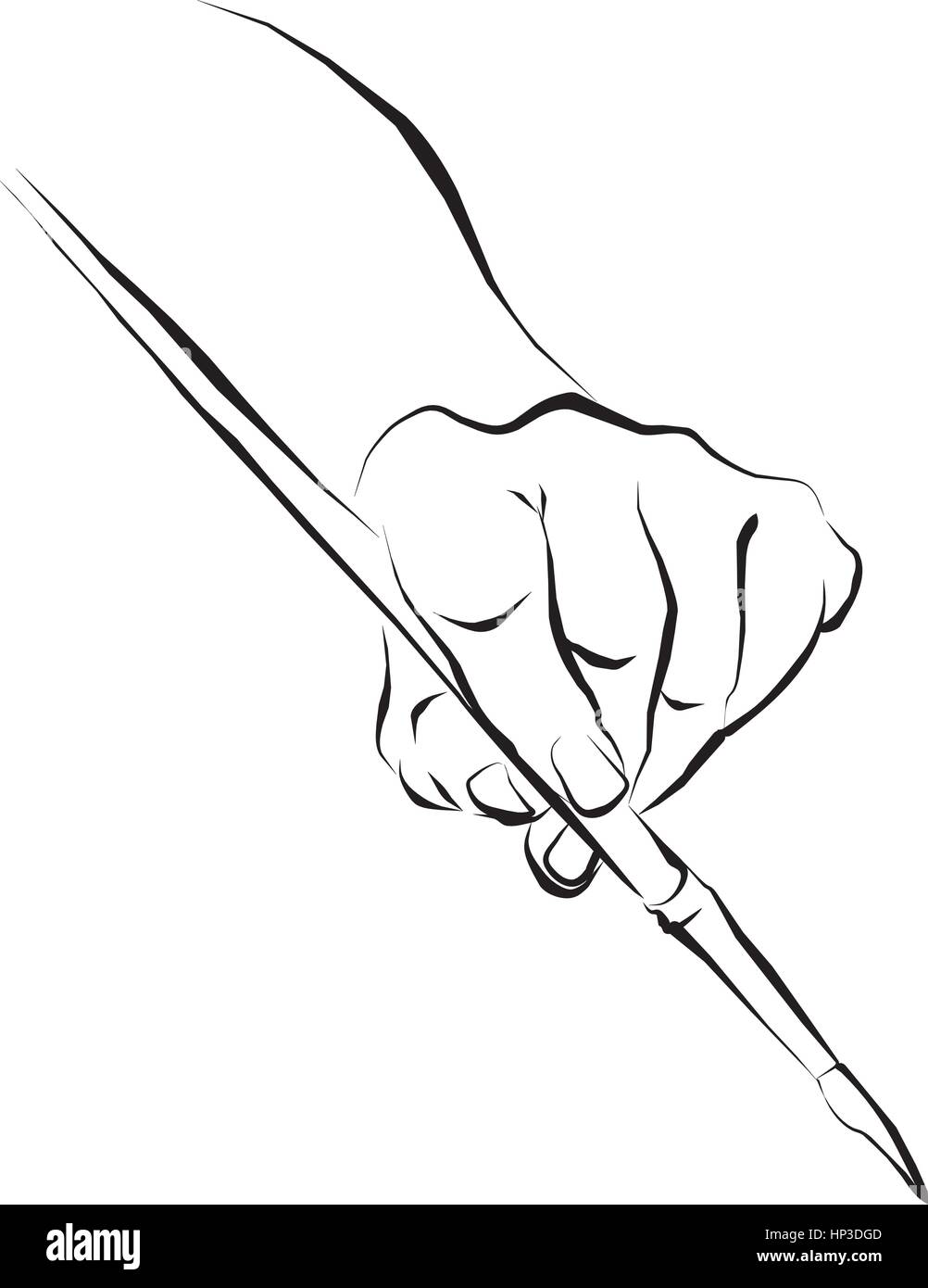 Finger painting Stock Vector Images - Alamy