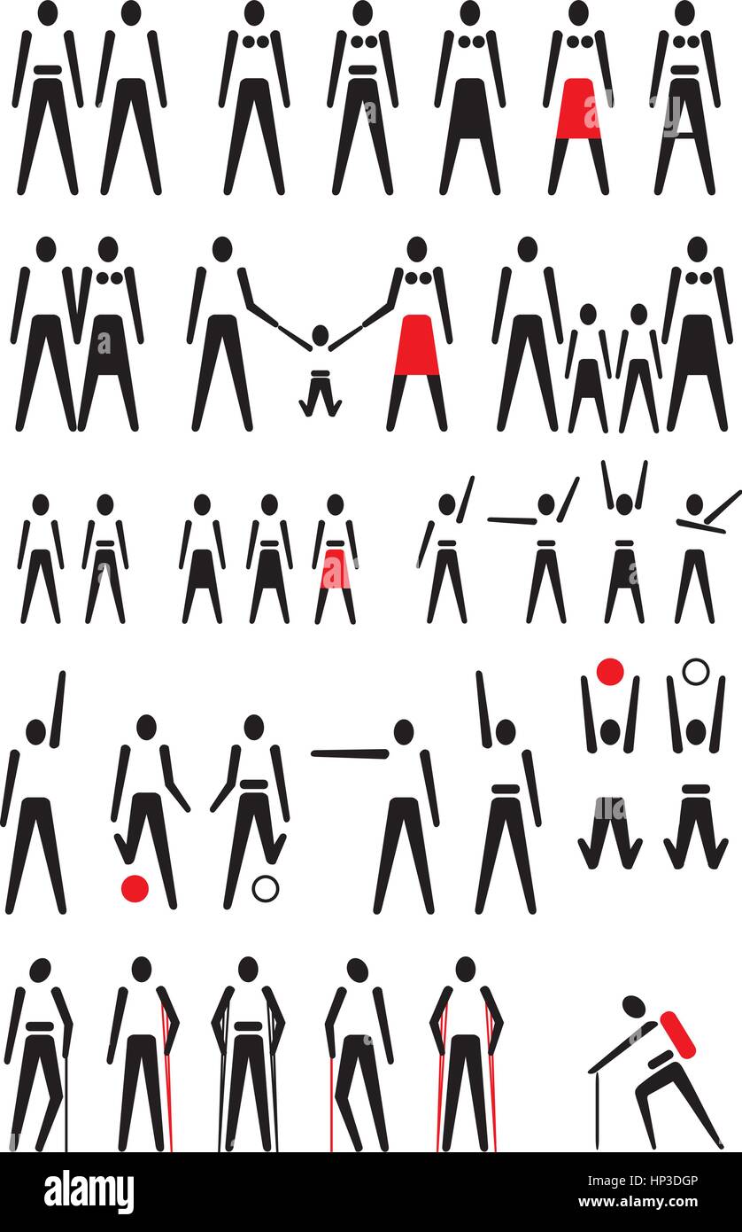 Stylised people Stock Vector Images - Alamy