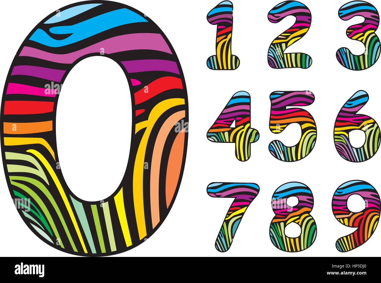 Zebra skin stripes background Stock Vector Images - Alamy