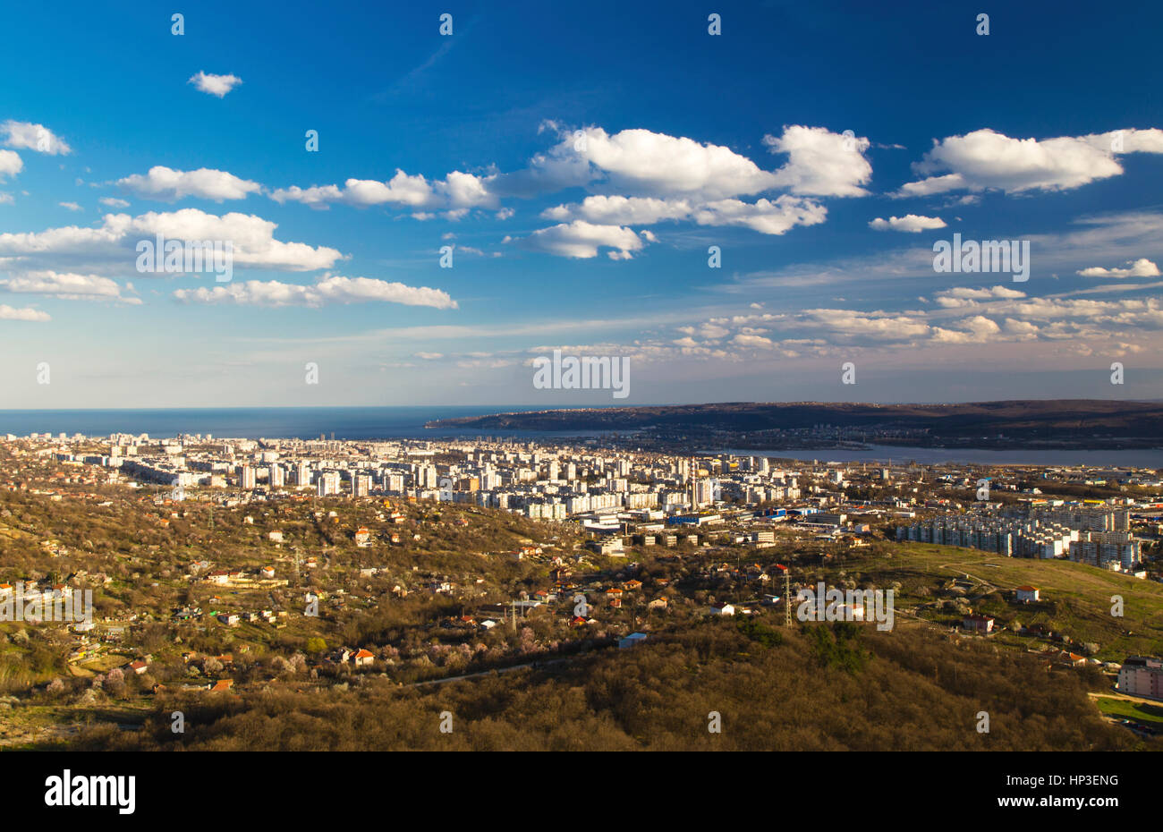 Cityscape over Varna city, Bulgaria Stock Photo - Alamy