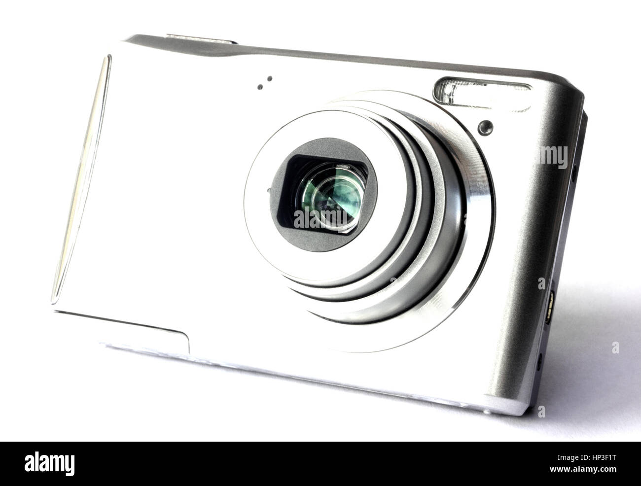 Digital camera isolated on white background closeup Stock Photo - Alamy