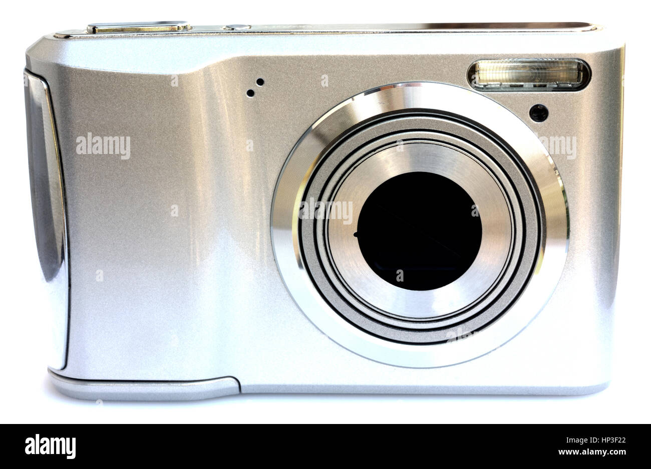 Digital camera isolated on white background closeup Stock Photo - Alamy