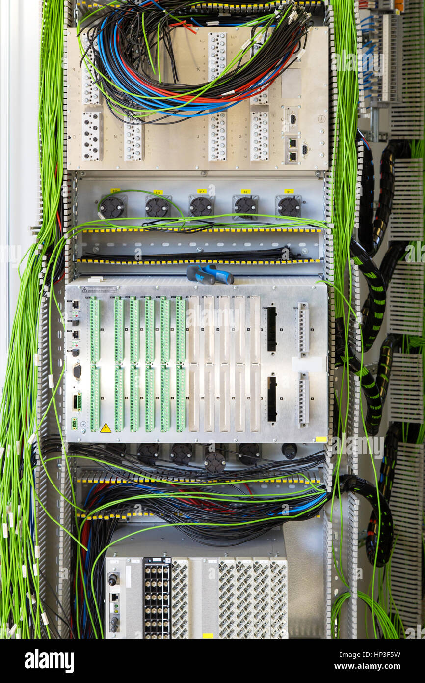 Industrial electrical panel with electronic devices for relay ...