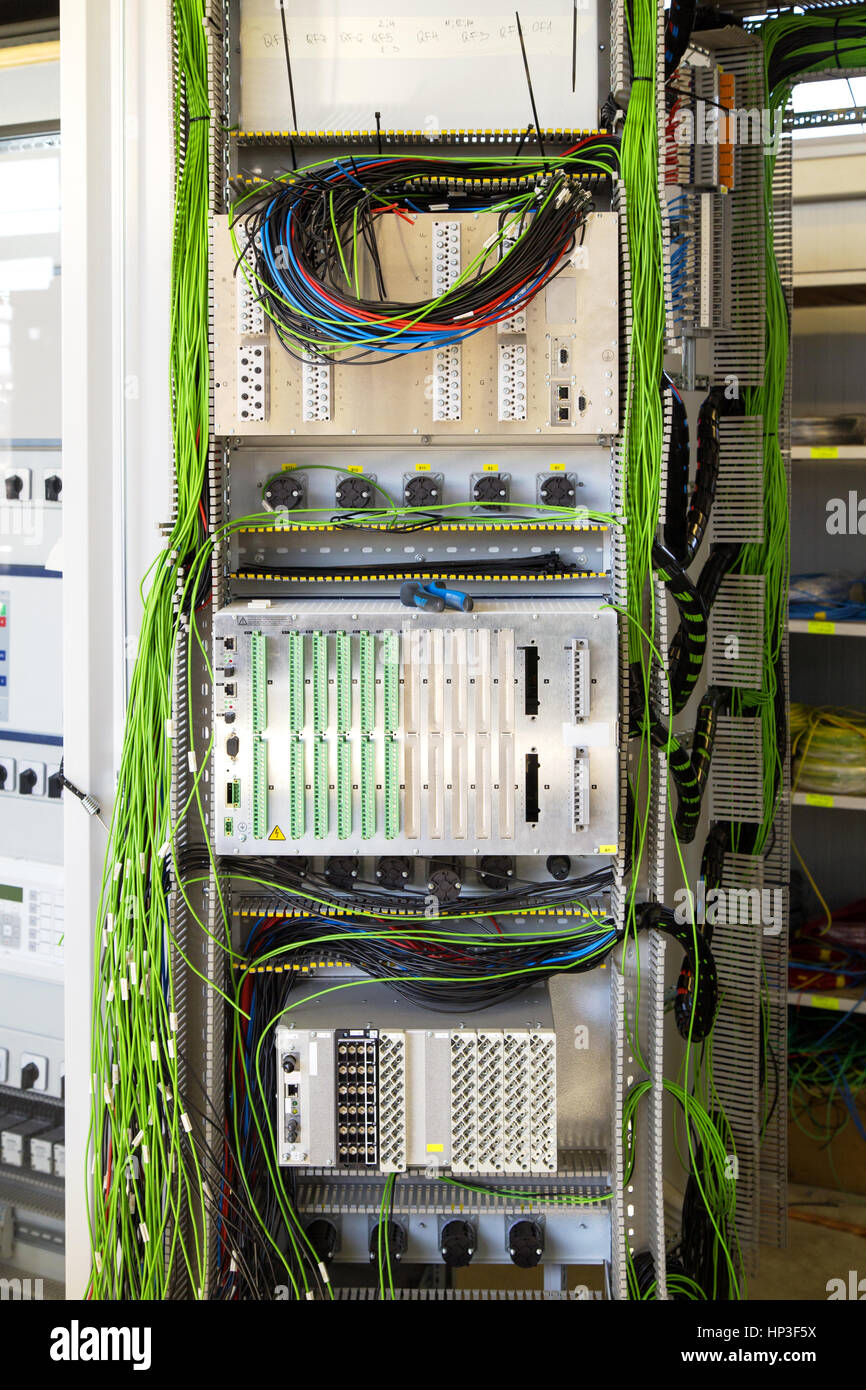 Industrial electrical panel with electronic devices for relay ...