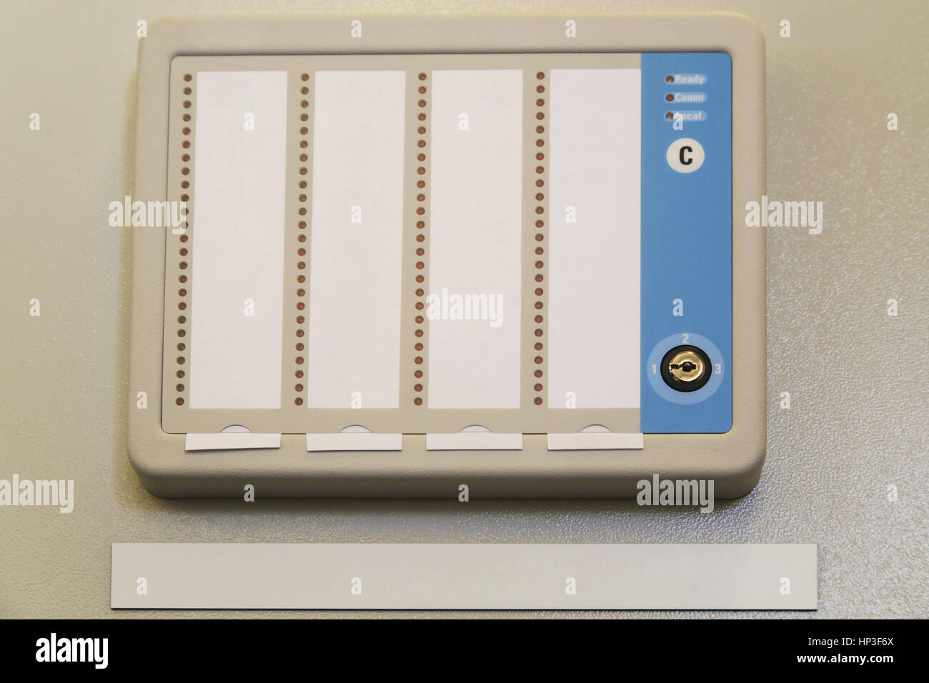 Command panel in modern electrical substation Stock Photo - Alamy