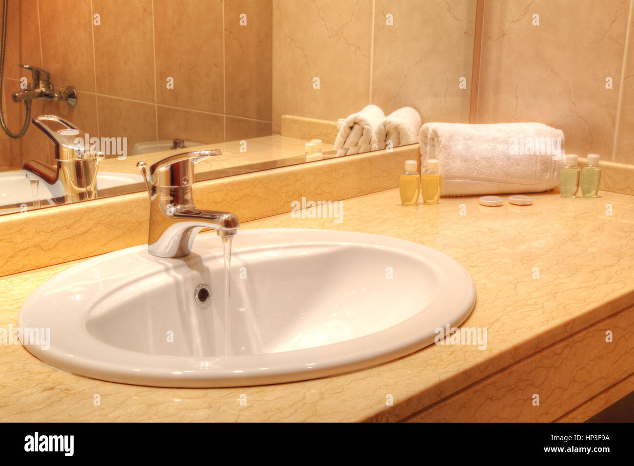 Wash sink in a bathroom Stock Photo - Alamy