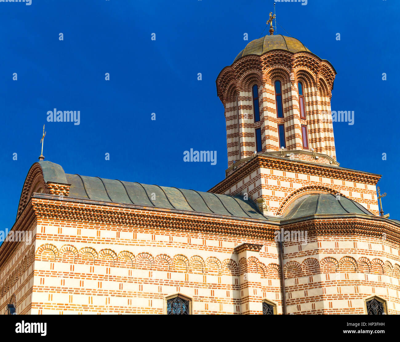 Old brick building in bucharest downtown hi-res stock photography and ...