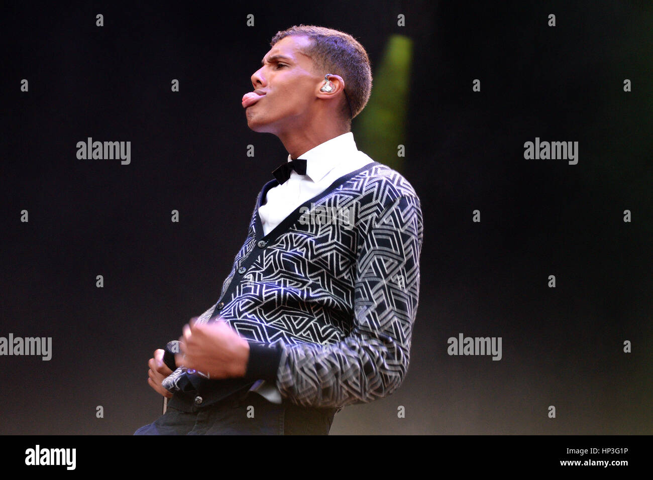 BARCELONA - MAY 28: Stromae, Belgian singer who plays House, New Beat ...