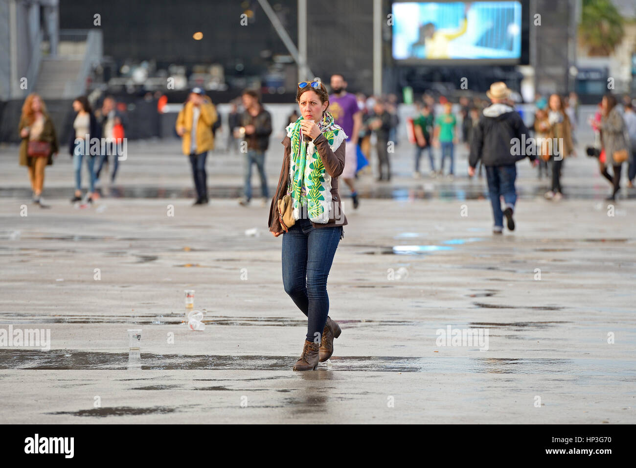 BARCELONA - MAY 30: People at Heineken Primavera Sound 2014 Festival ...