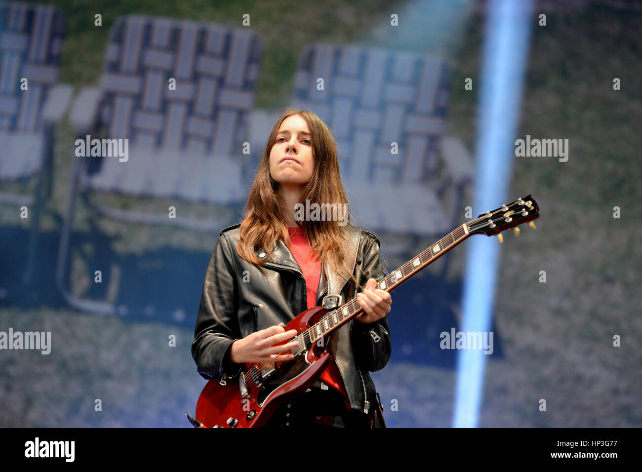 BARCELONA - MAY 30: Haim (band), performance at Heineken Primavera ...