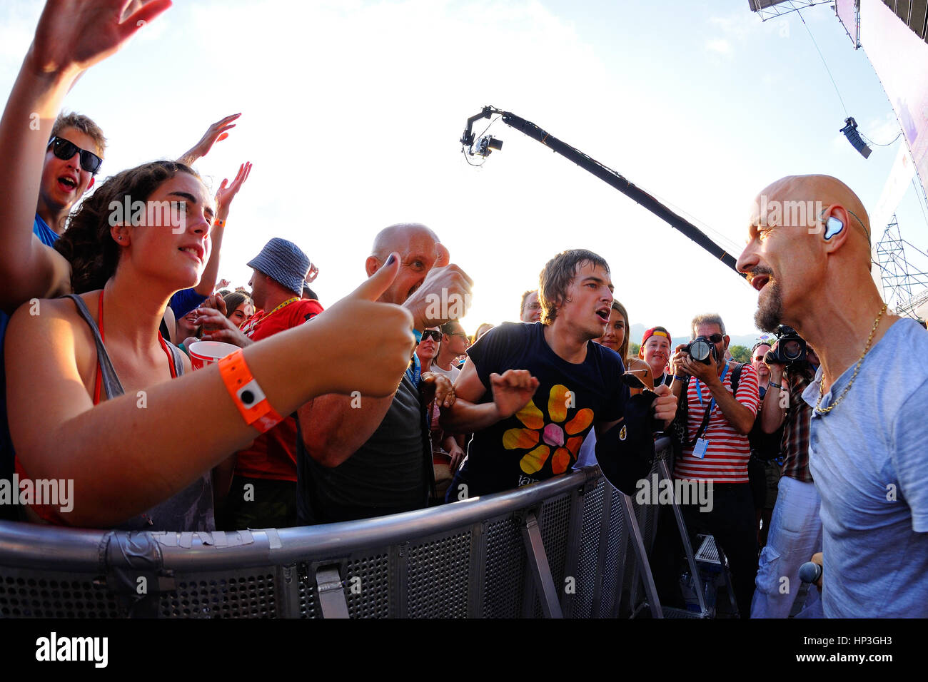 SPAIN - JULY 17: James (British rock band from Manchester) performance ...