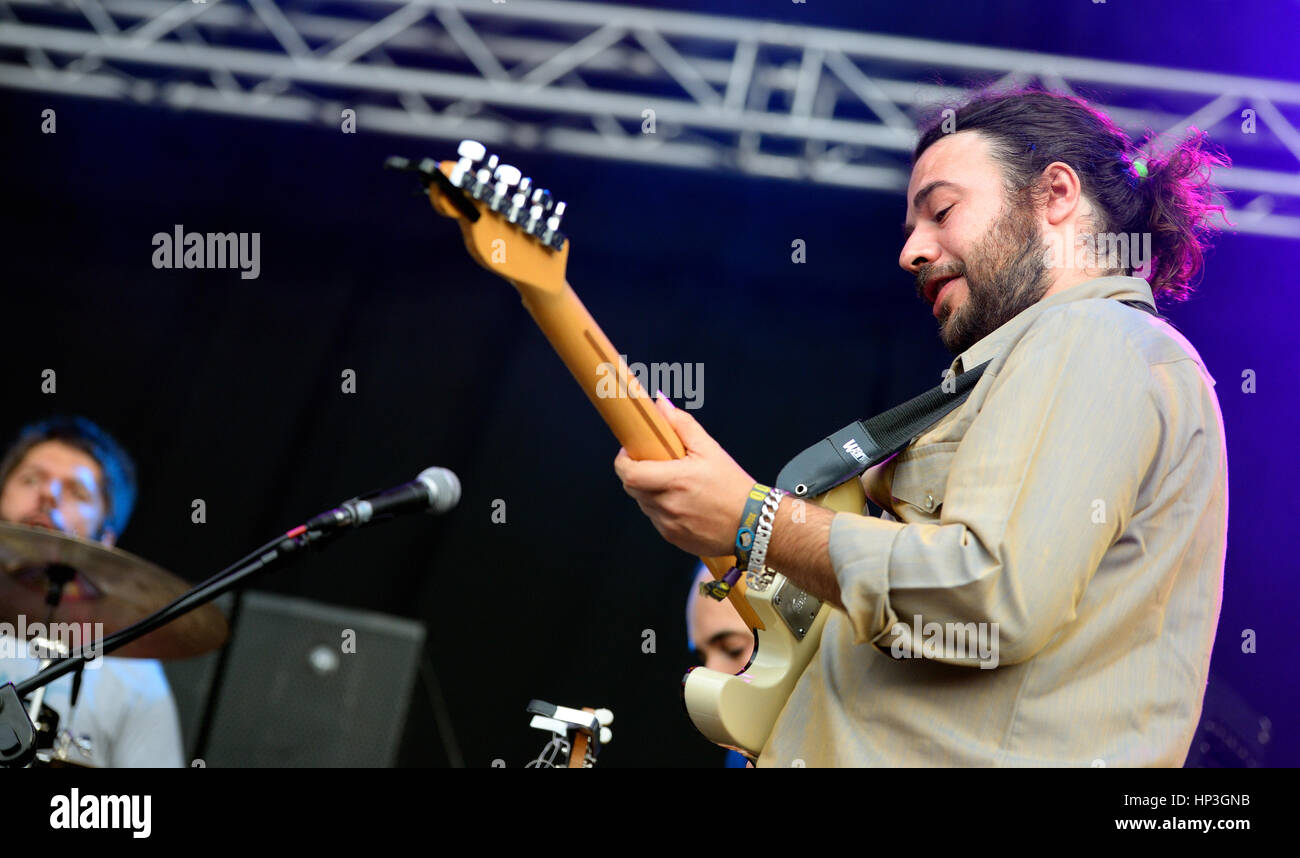 BENICASSIM, SPAIN - JULY 20: Jero Romero (Spanish band) in concert at ...