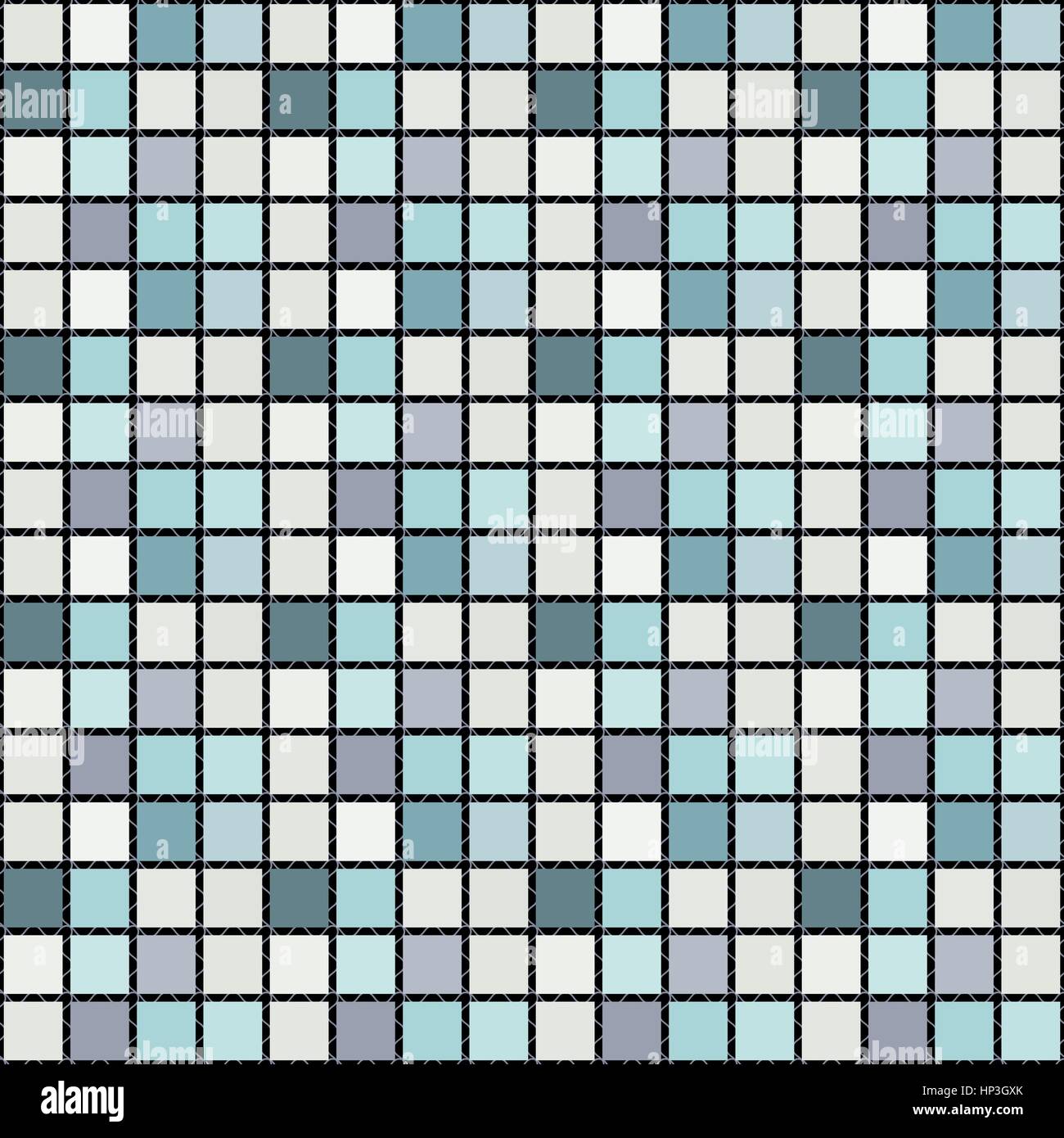 Bright mosaic seamless pattern background square tiles Stock Vector ...