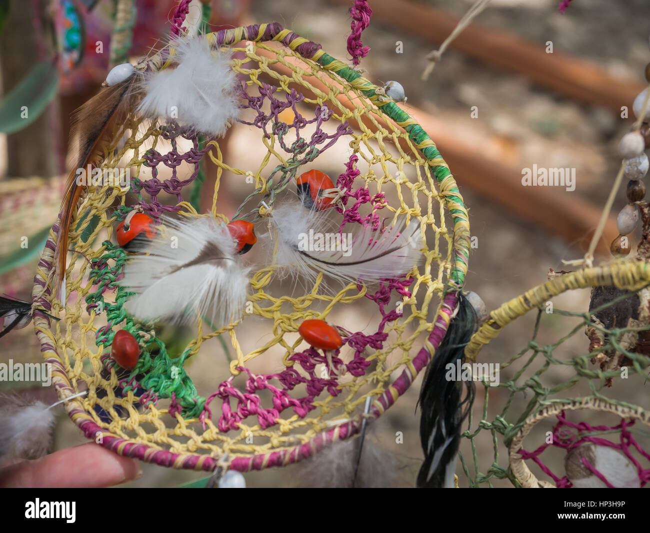 Santa Rita, Peru - May 9, 2016: Colorful handicraft form natural ...
