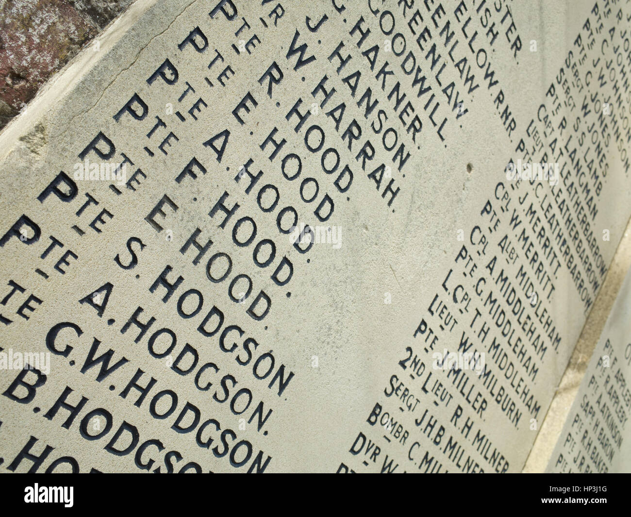 List memorial names remembrance hi-res stock photography and images - Alamy