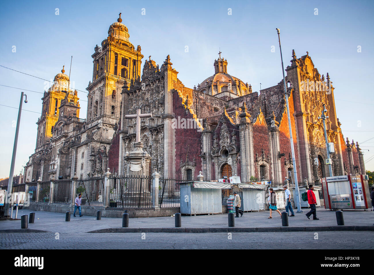 Cathedral Zocalo Mexico D F Mexico Stock Photos & Cathedral Zocalo ...