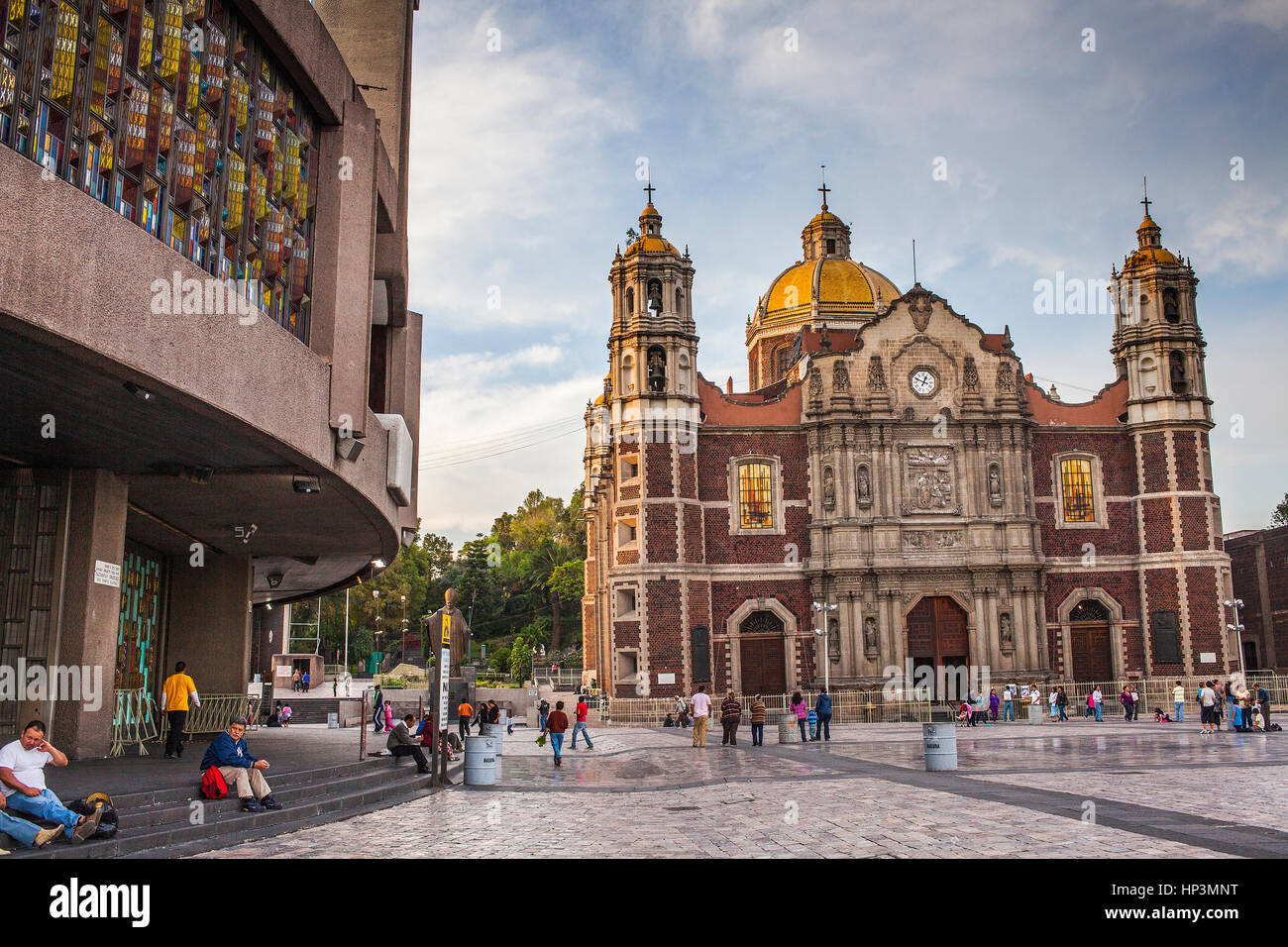 Old new basilica guadalupe hi-res stock photography and images - Alamy