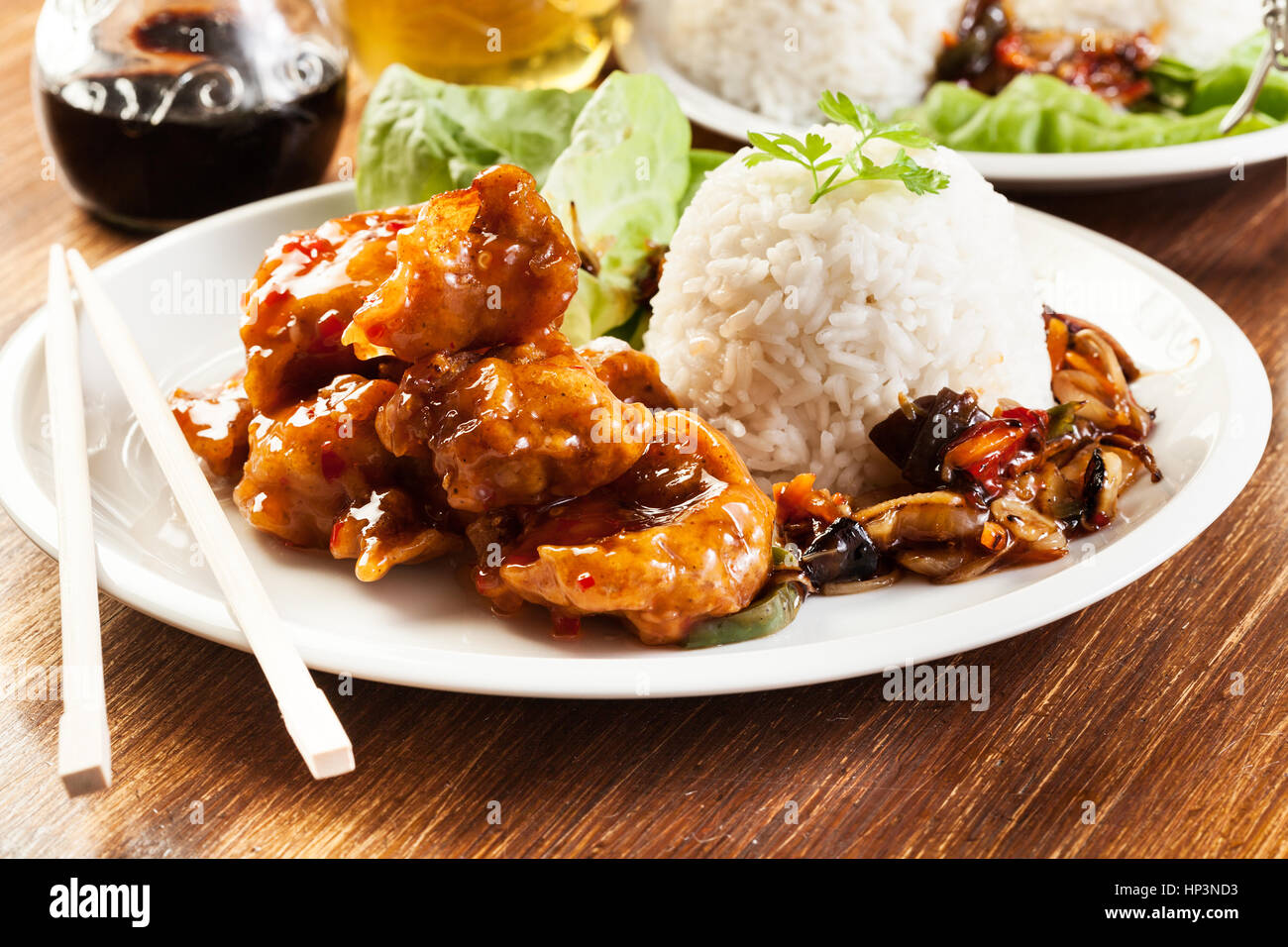 Asian chicken in batter hi-res stock photography and images - Alamy