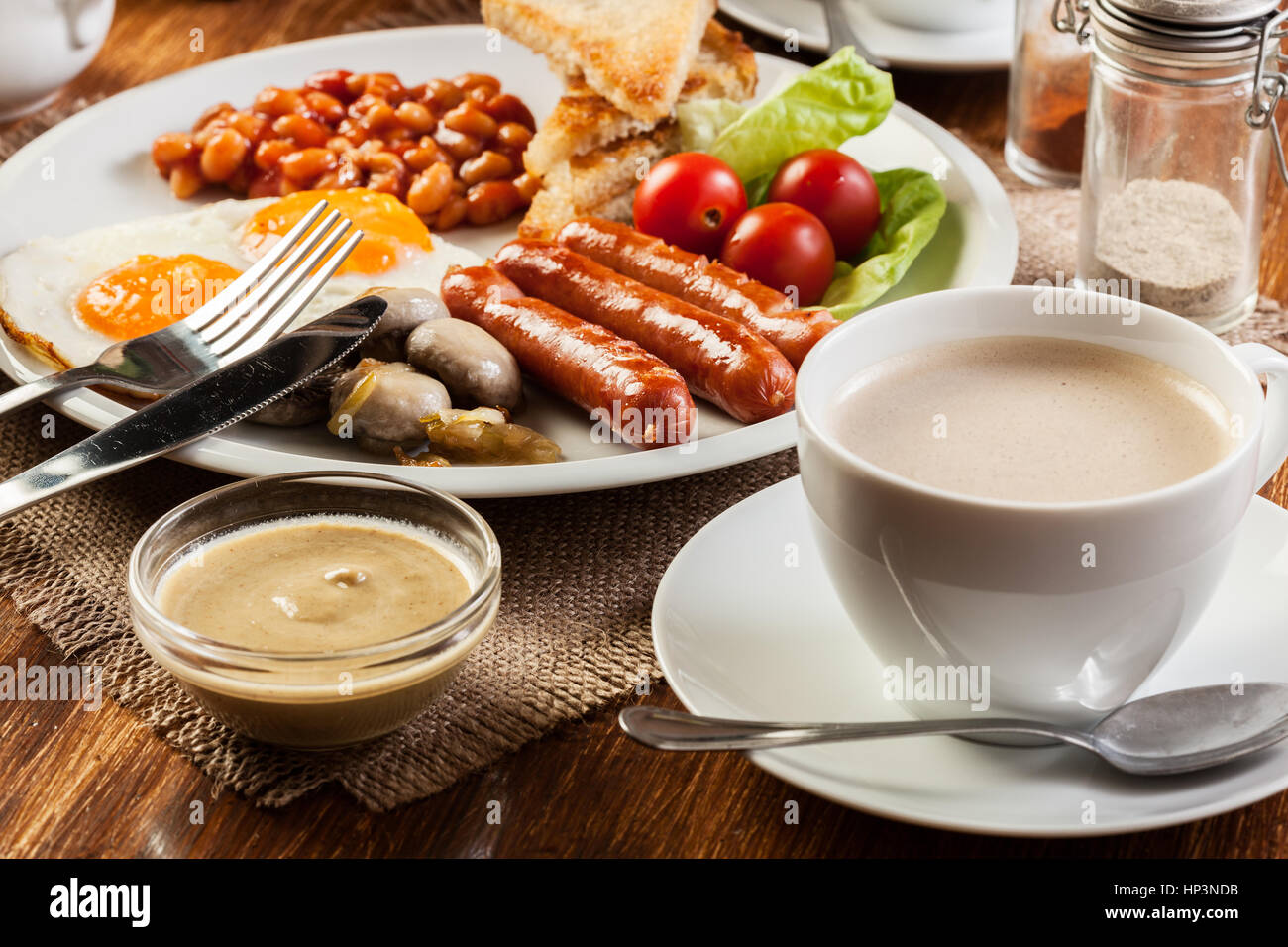 Full english breakfast tea hi-res stock photography and images - Alamy