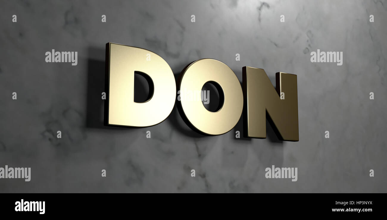 Don alphabet hi-res stock photography and images - Alamy