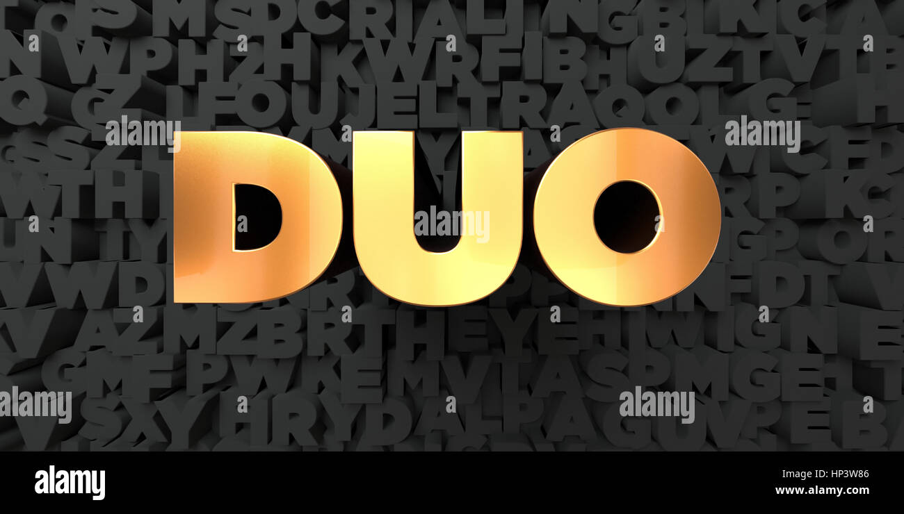 Duo alphabet hi-res stock photography and images - Alamy