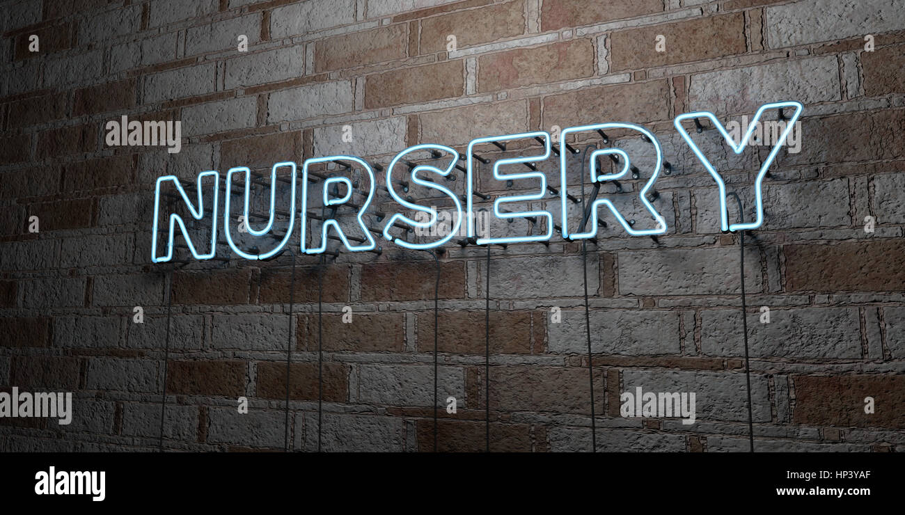 Sign three dimensional word nursery hi-res stock photography and images ...
