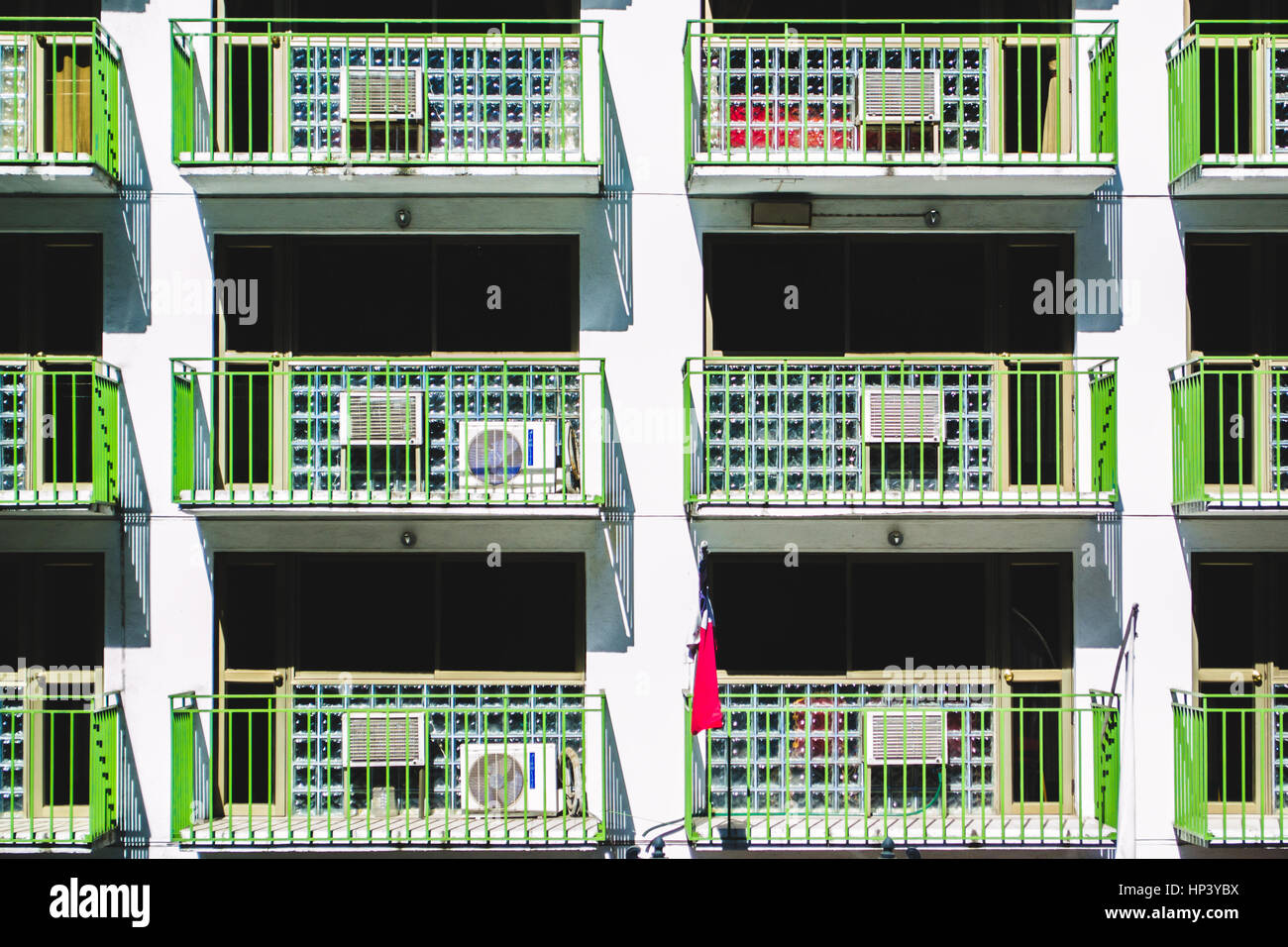 Flat view of windows building from outside Stock Photo - Alamy