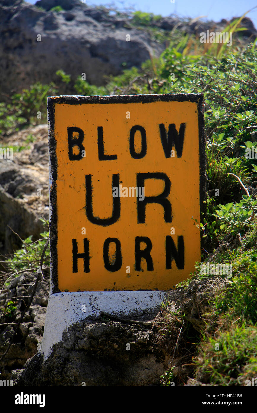 A road sign in Batanes Province in the Philippines Stock Photo - Alamy