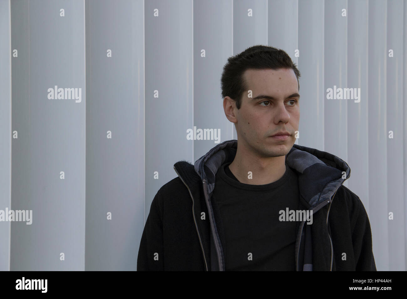 young man seni profile Stock Photo - Alamy