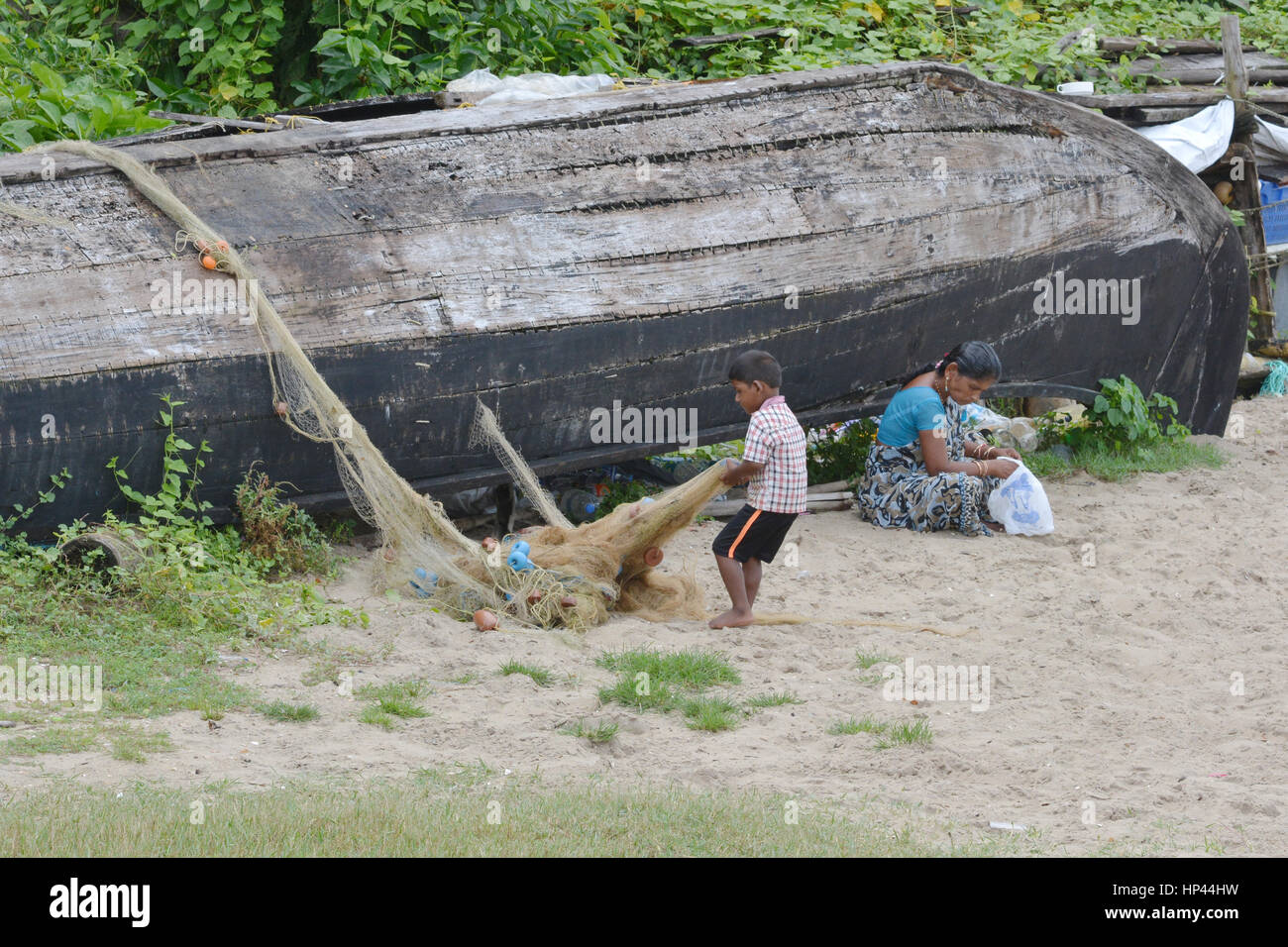 Poverty Shack India Family High Resolution Stock Photography and Images ...