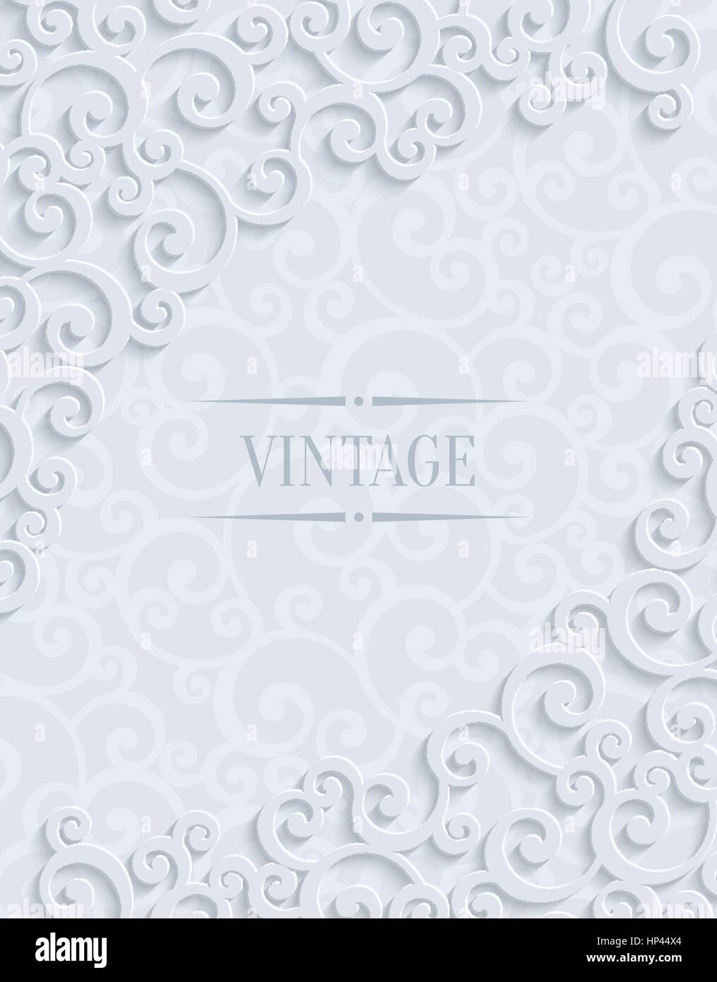 Vertical Wedding Swirl Designs