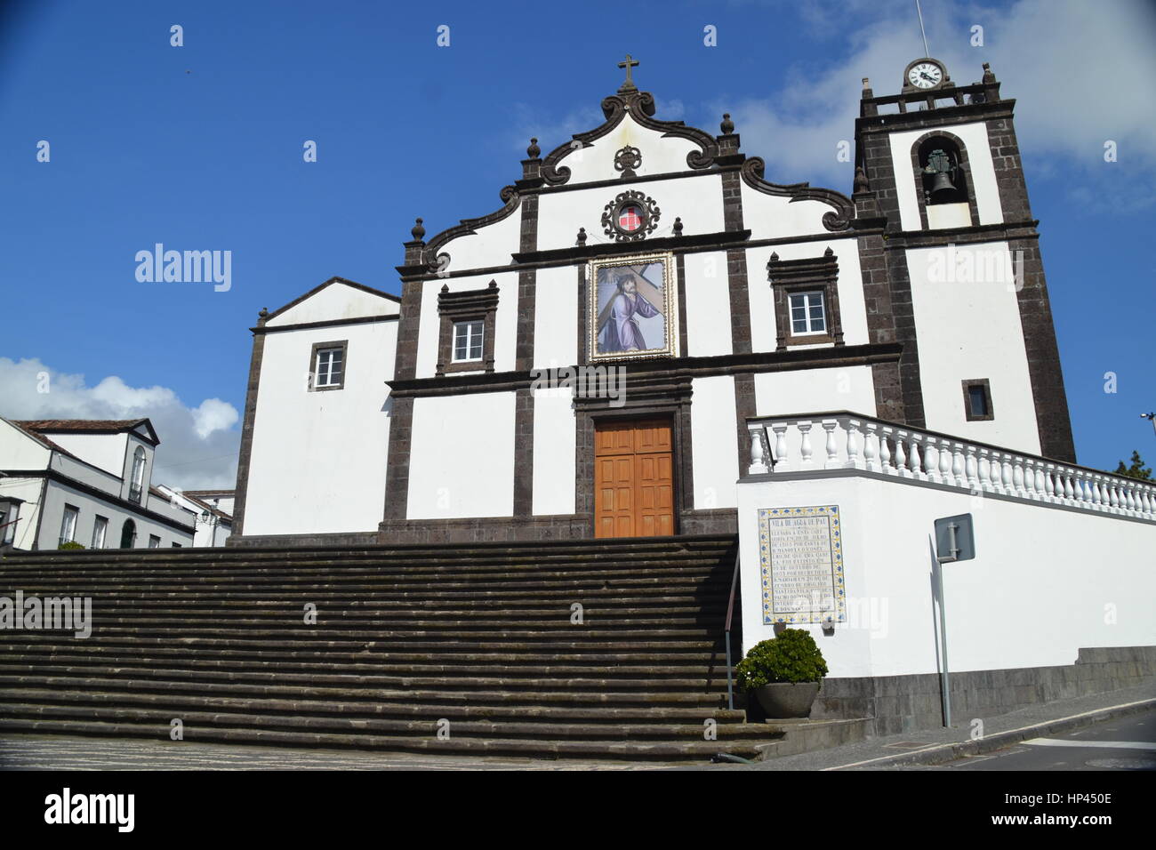 Church on Sao Miguel island, Azores archipelago, Portugal Stock Photo ...