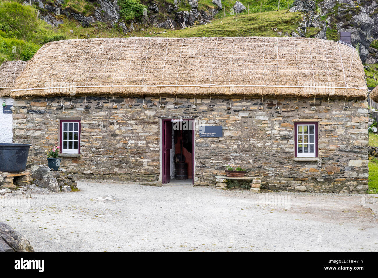 Glencolmcille Folk Village, county Donegal, Ireland, Europe Stock Photo ...