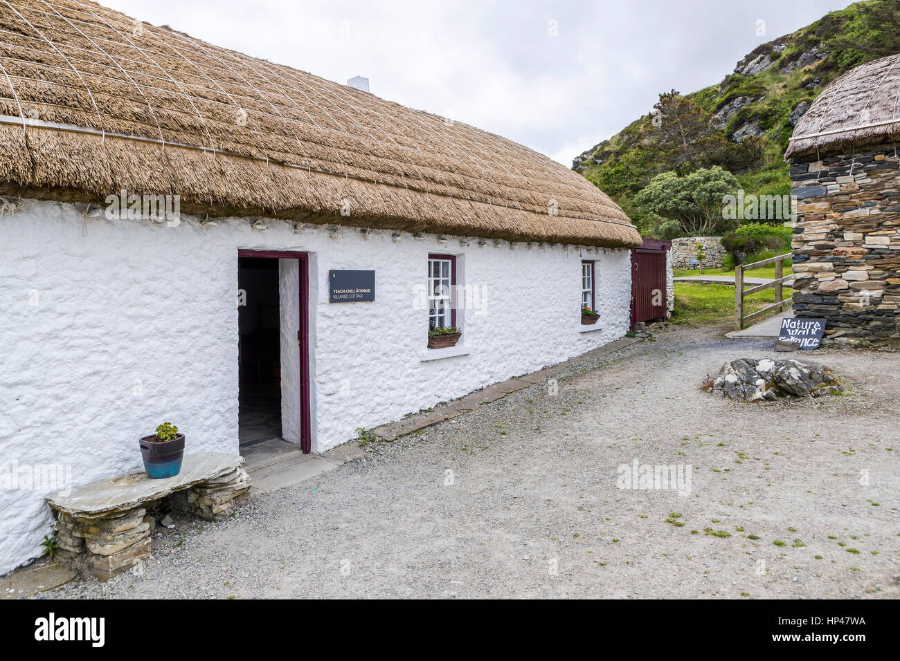 Glencolmcille Folk Village, county Donegal, Ireland, Europe Stock Photo ...
