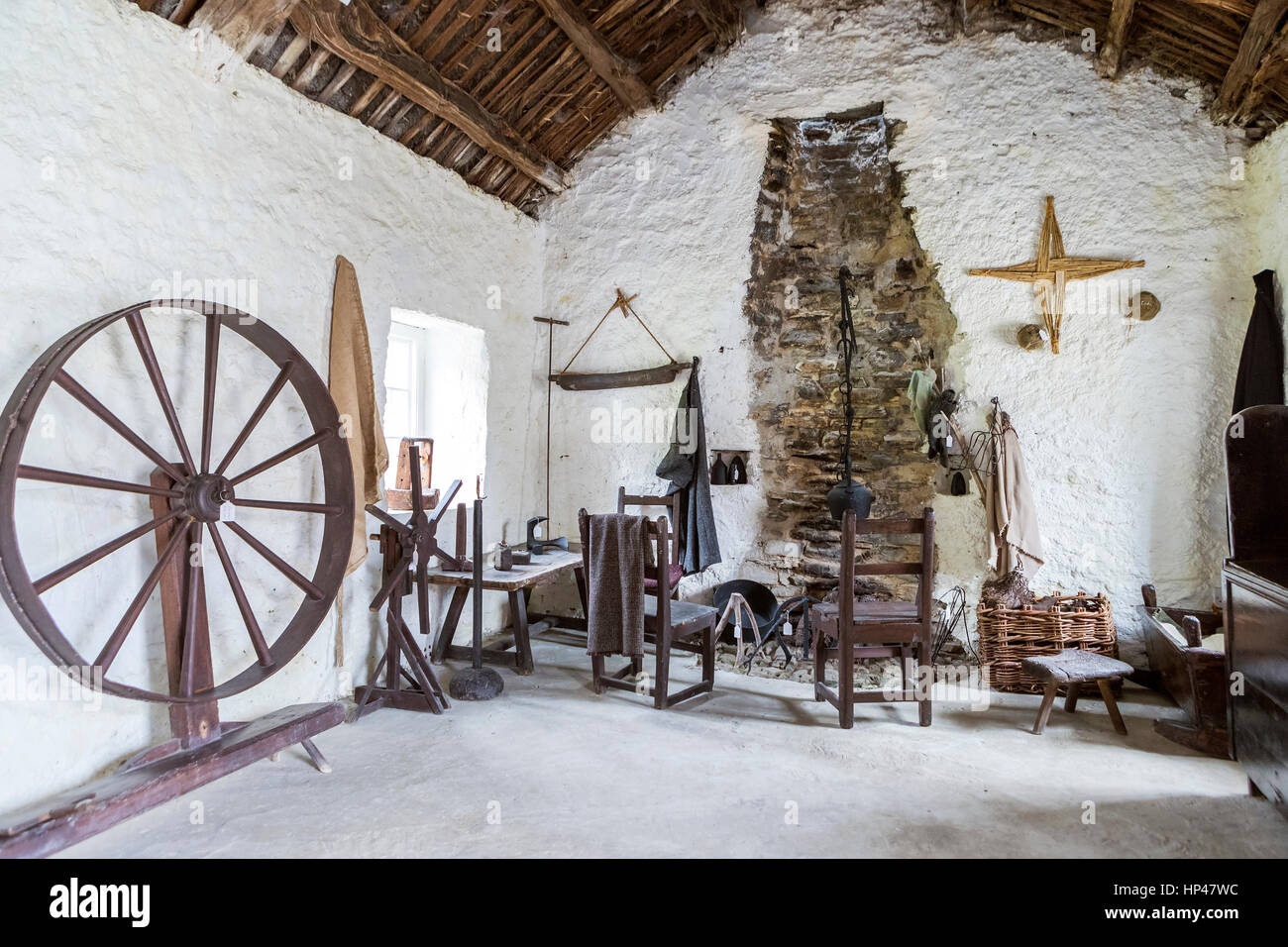 Glencolmcille Folk Village, county Donegal, Ireland, Europe Stock Photo ...