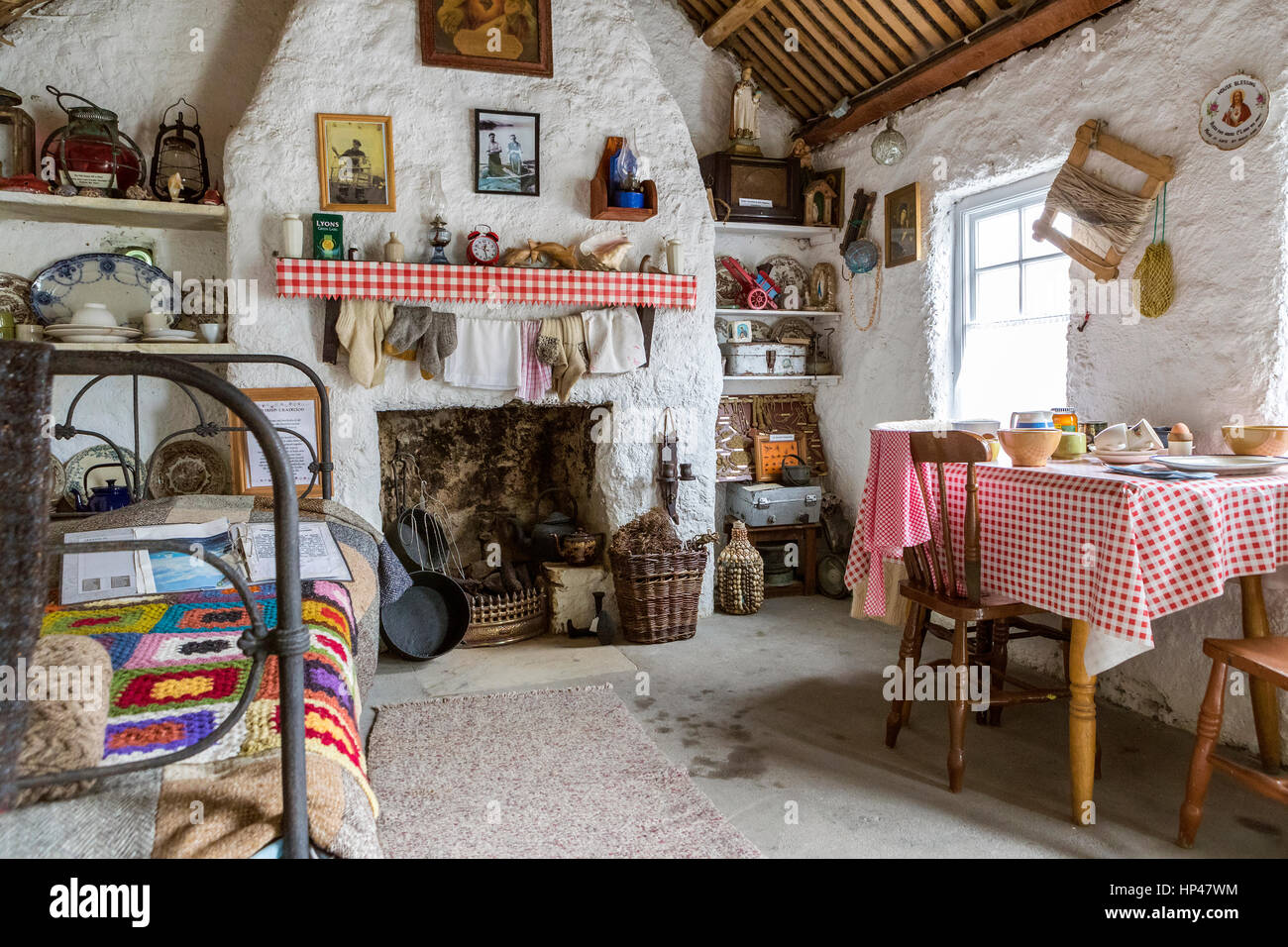 Glencolmcille Folk Village, county Donegal, Ireland, Europe Stock Photo ...