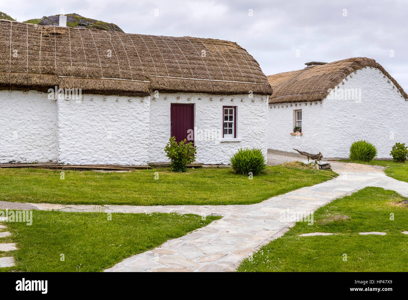 Glencolmcille Folk Village, county Donegal, Ireland, Europe Stock Photo ...
